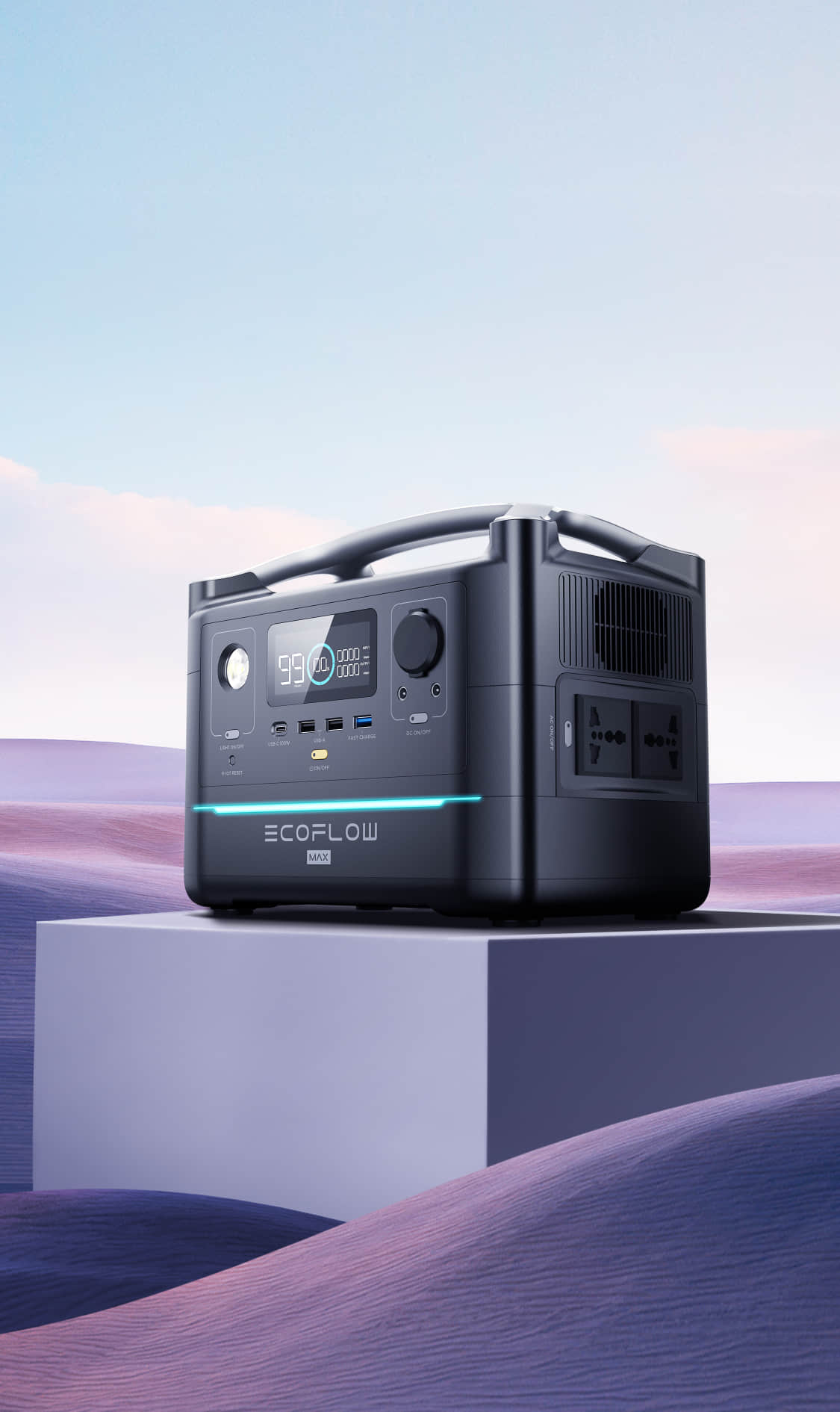 EcoFlow RIVER Max | Portable Generator | Portable Power Station | EcoFlow